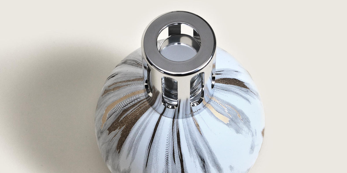 Lampe Berger Marbrure Blanche - Maison Berger Paris